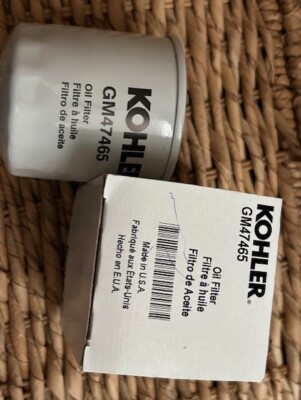 KOHLER Oil filter #GM47465, OEM, New in Box , Spin On, OEM | eBay