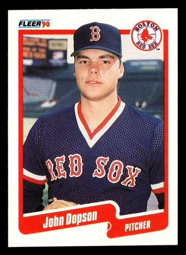 John Dopson 1990 Fleer #272a Boston Red Sox BUY3GET1FREE | eBay