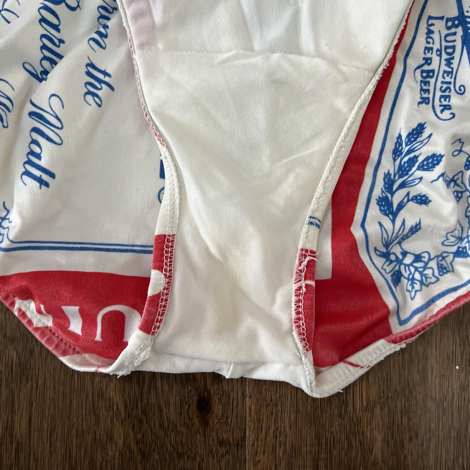 Budweiser Vintage 90’s High Cut Low Back One Piece Sw… - Gem