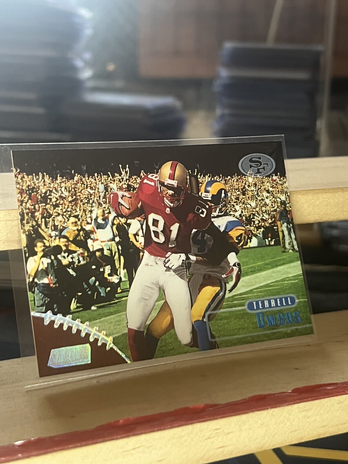 1998 Topps Stadium Club Football #38 Terrell Owens San Francisco 49ers ...