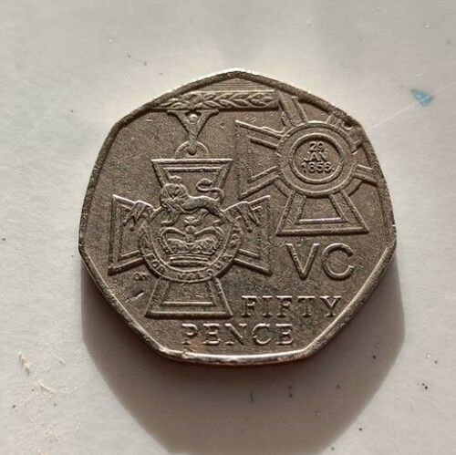 VERY RARE 2006 Victoria Cross 50p Coin VC Fifty Pence IRB stamped | eBay UK