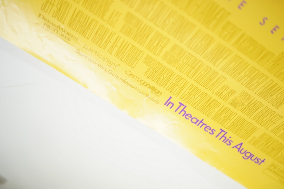 THE HELP 27x40 Original DS Movie Poster 2011 EMMA STONE VIOLA DAVIS ...