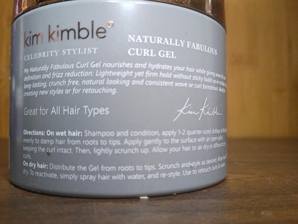 Kim Kimble Naturally Fabulous Curl Gel, 12 oz | eBay