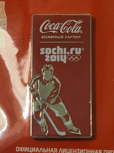 2014 Sochi Russia Olympics Pin, Coca Cola / Coke Hockey | eBay