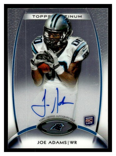 2012 Topps Platinum Football #126 Joe Adams Auto FRA37 | eBay