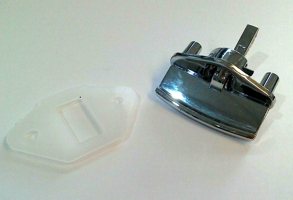 Chrome Drawer or Locker Door Release Catch Elddis Compass Caravan ...