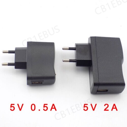 AC DC 5V 0.5A 1A 2A 3A USB port charging Power Adapter Plug charger EU ...