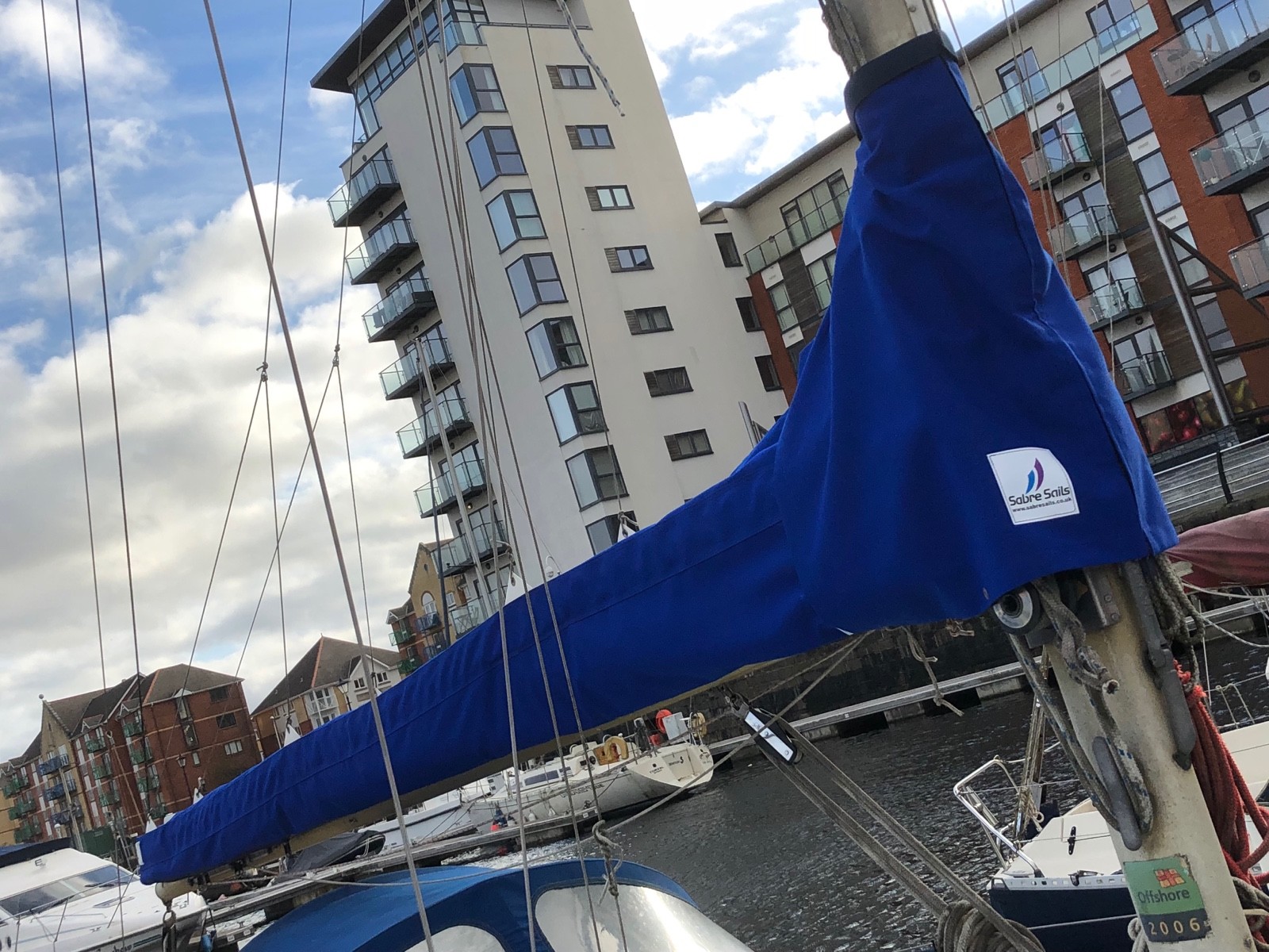 Mainsail Stakpak.Brand new sailbag and cover in one. mainsail cover ...