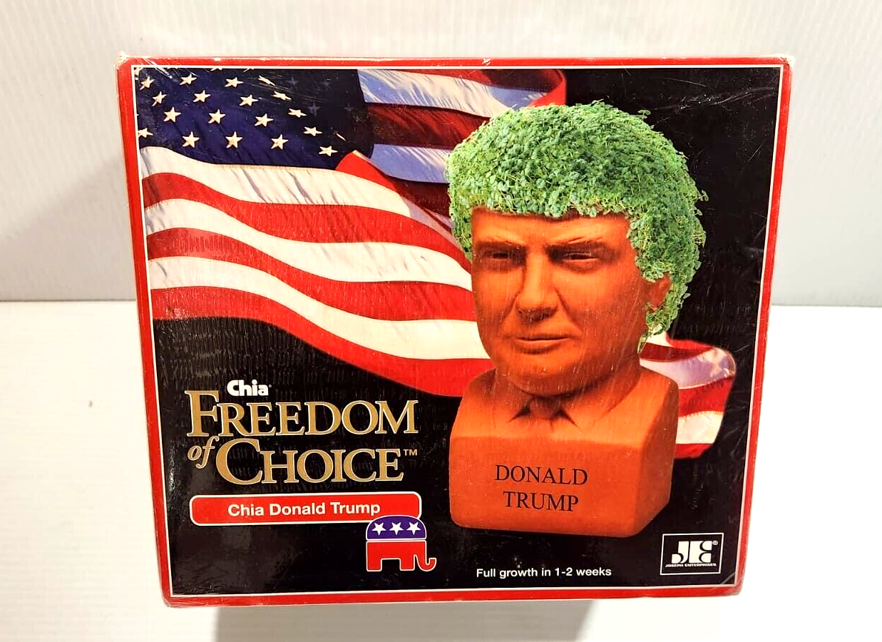 Freedom Of Choice Donald Trump Chia Pet Novelty Pottery Planter Factory ...