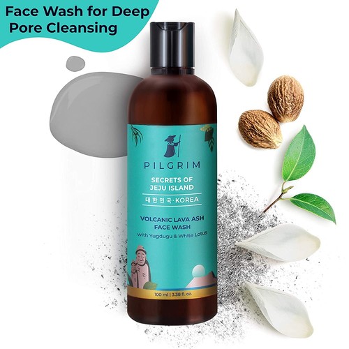 Pilgrim Volcanic Lava Ash Mild Face Wash Cleanser 100ml (Pack of 2)_ | eBay