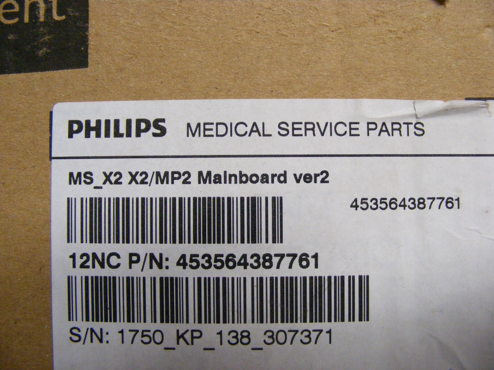 Philips 453564387761 Main Circuit Board MS_X2 X2 MP2 M3002-66450 ...