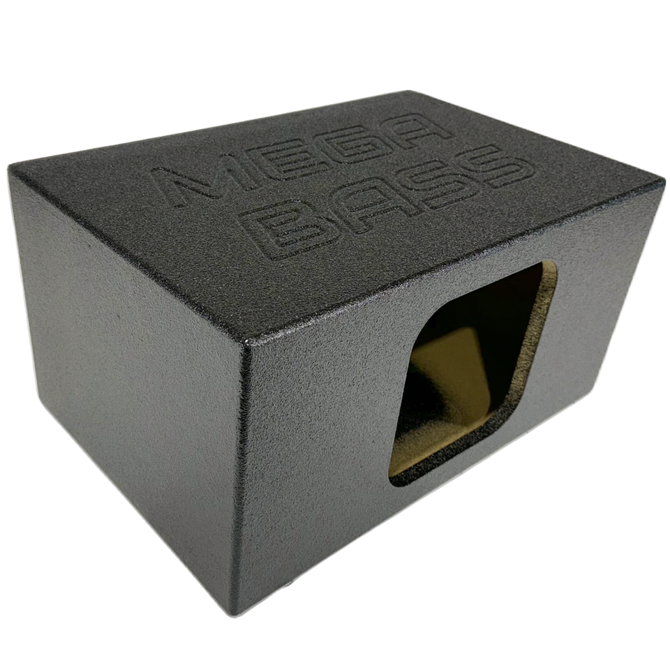 Super Bass 1x8" SQUARE KICKER Mega Bass Series Vented Subwoofer Box ...