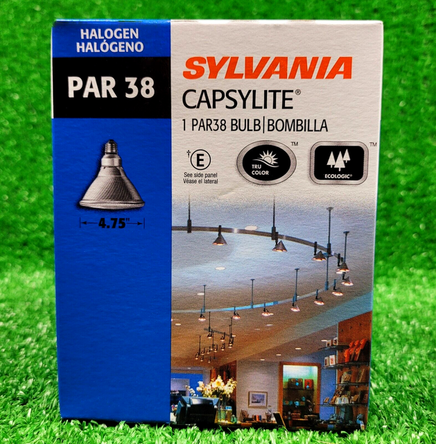Sylvania Capsylite Par 38 Light Bulb Halogen 4.75in 570 Lumen Genuine ...
