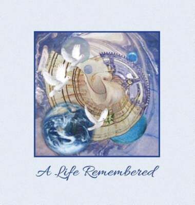 "A Life Remembered" Funeral Guest Book, Memorial Guest Book, Condolence ...