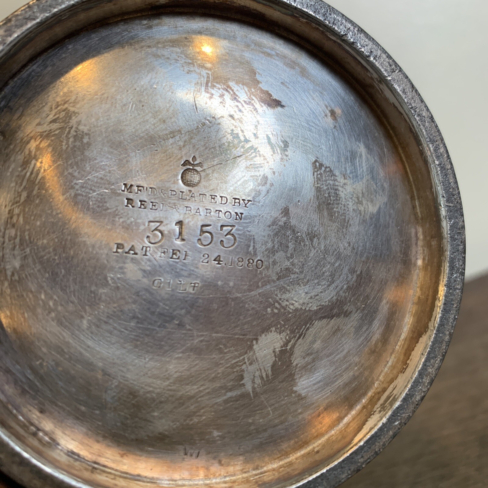 Antique Reed and Barton 3153 Silver Plated Sugar Bowl Wheat Flower ...