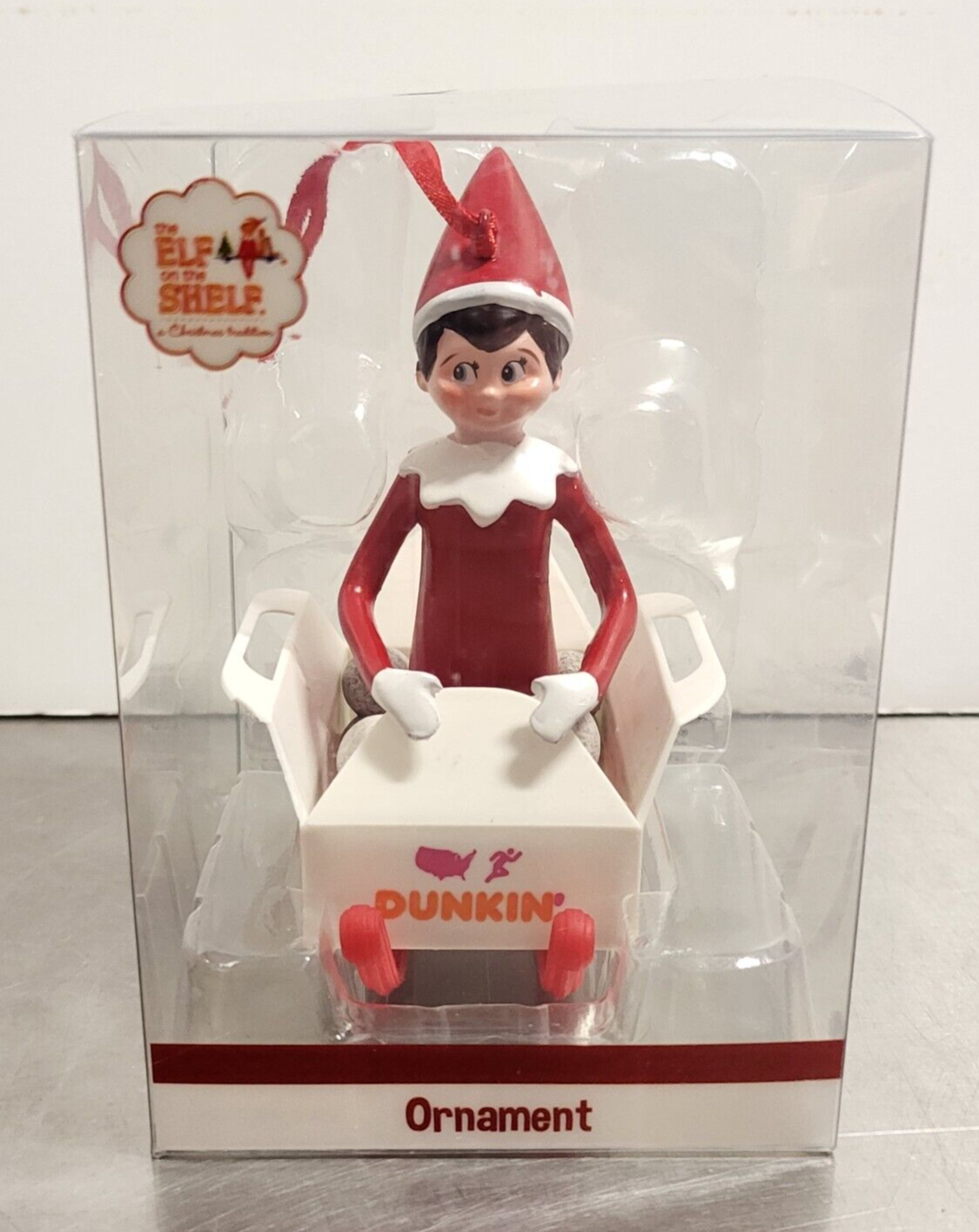 Dunkin Donuts 2022 Elf on the Shelf Christmas Ornament Munchkin Limited ...
