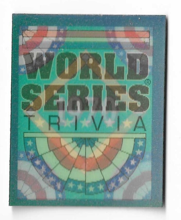 1991 Score Baseball Brooks Dazzles 'Em Magic Motion: World Series ...