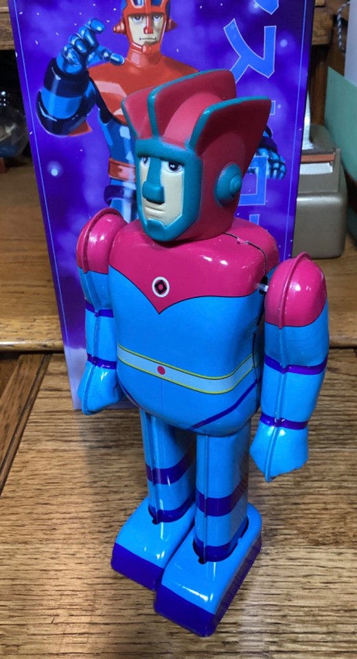 ASTROGANGER Metal Wind Up Figure Manga Anime Mint New | eBay