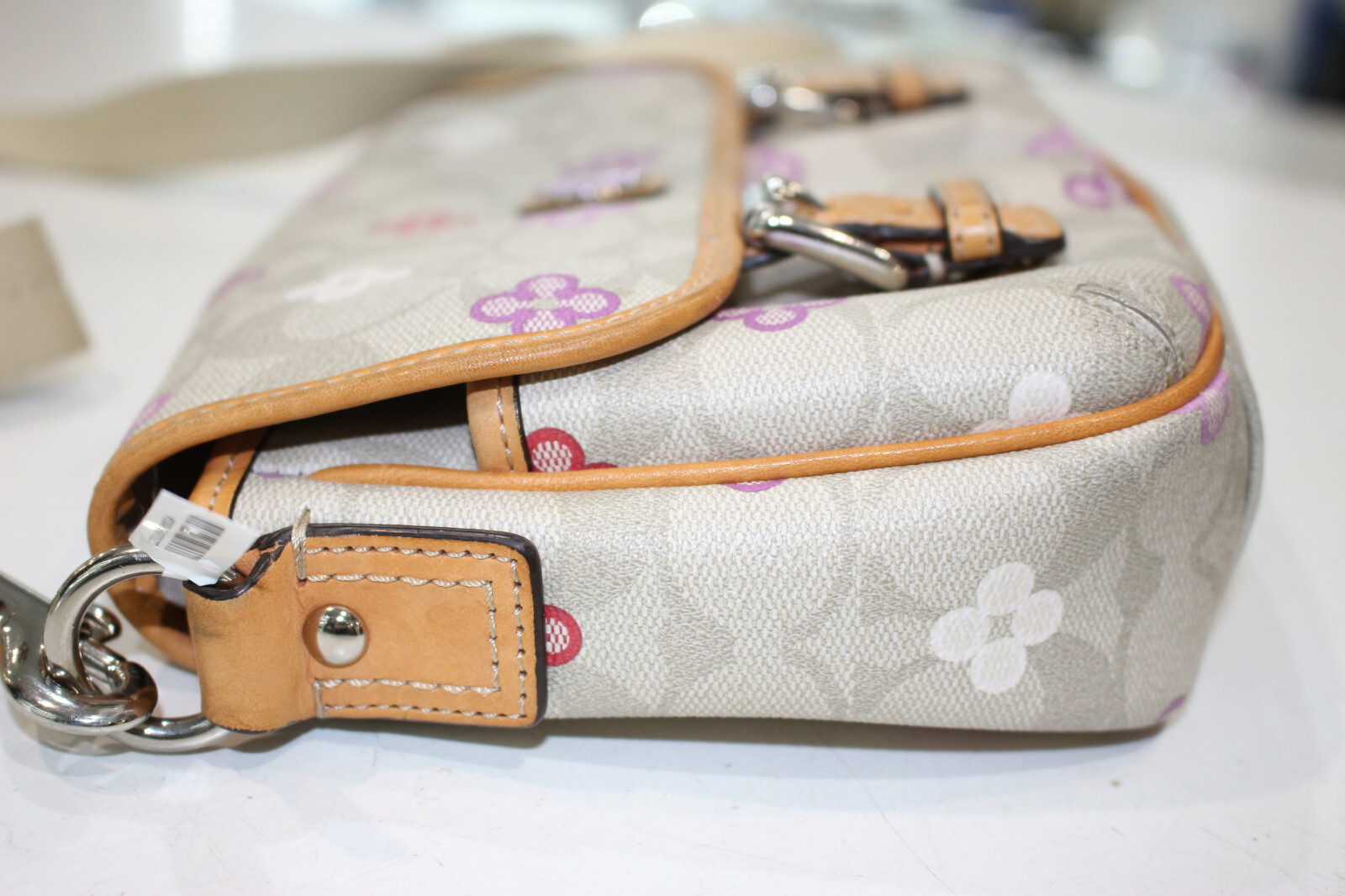 Coach Peyton Signature Clover Field Messenger Bag - Gem