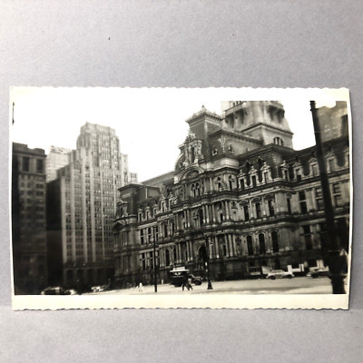 Vintage Found Photo Philadelphia PA City Hall Building 1950s | eBay