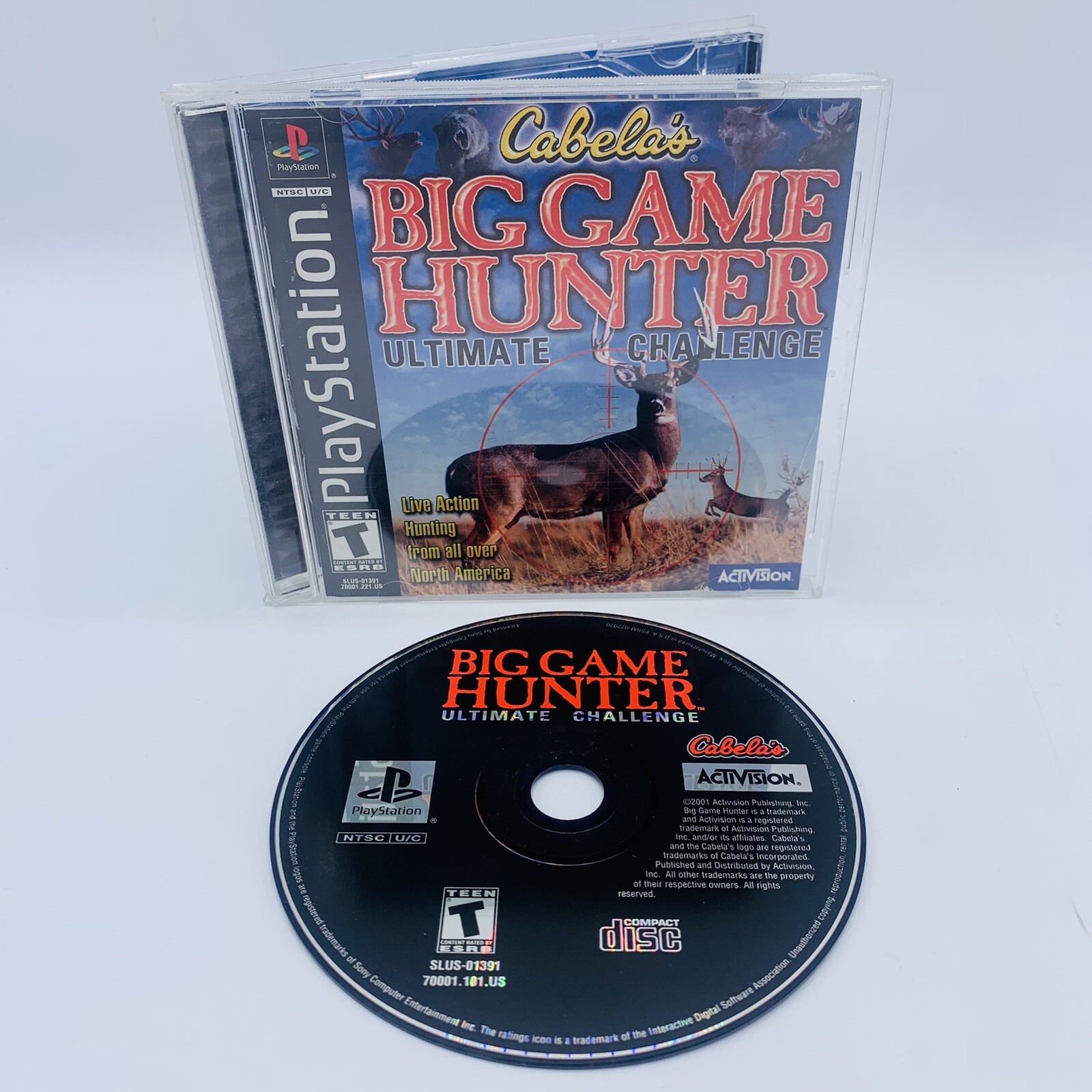 PS1 Cabelas Big Game Hunter Ultimate Challenge (PlayStation 1, 2001 ...