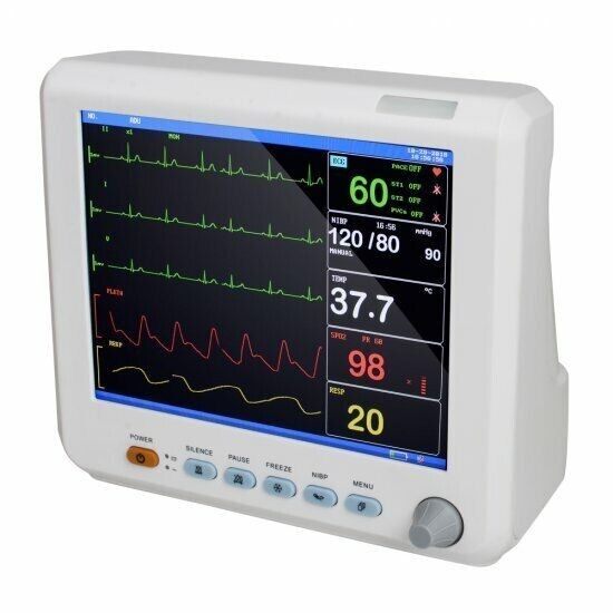 8/12" Patient Monitor ICU CCU Vital Sign/Hospital ECG NIBP RESP TEMP ...
