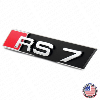 Audi RS7 Front Grille Bumper Radiator Lettering Emblem Badge Logo Sport ...