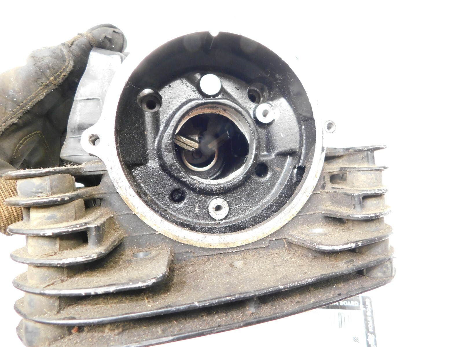 yamaha warrior 350 yfm350 atv engine cylinder head top end wolverine 88 ...