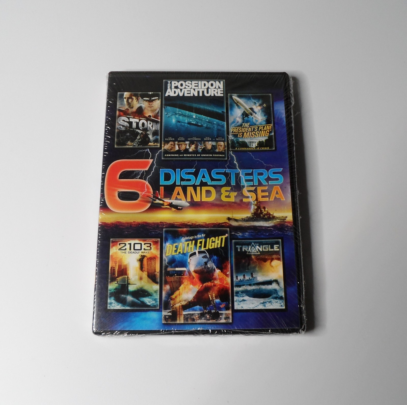 6 Disasters Land & Sea DVD *NEW* Storm Poseidon Adventure 2103 Death ...