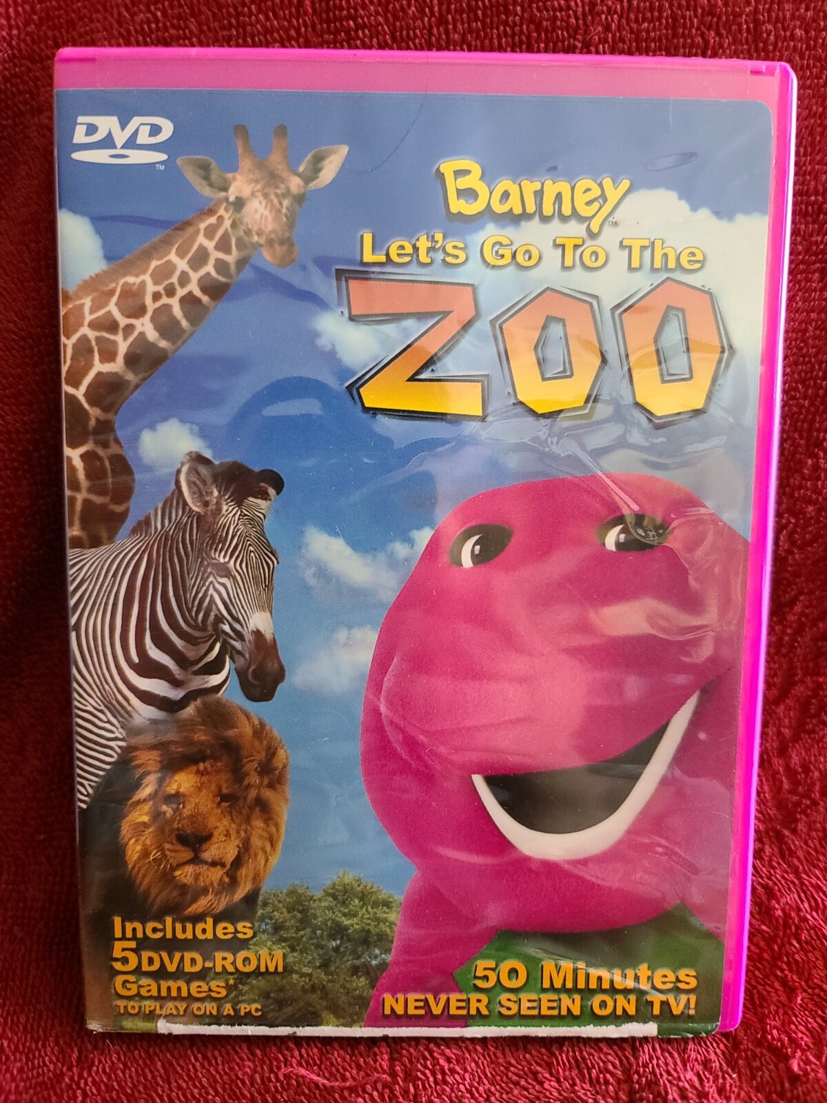 SHELF162k DVD tested~ barney let's go to the zoo | eBay