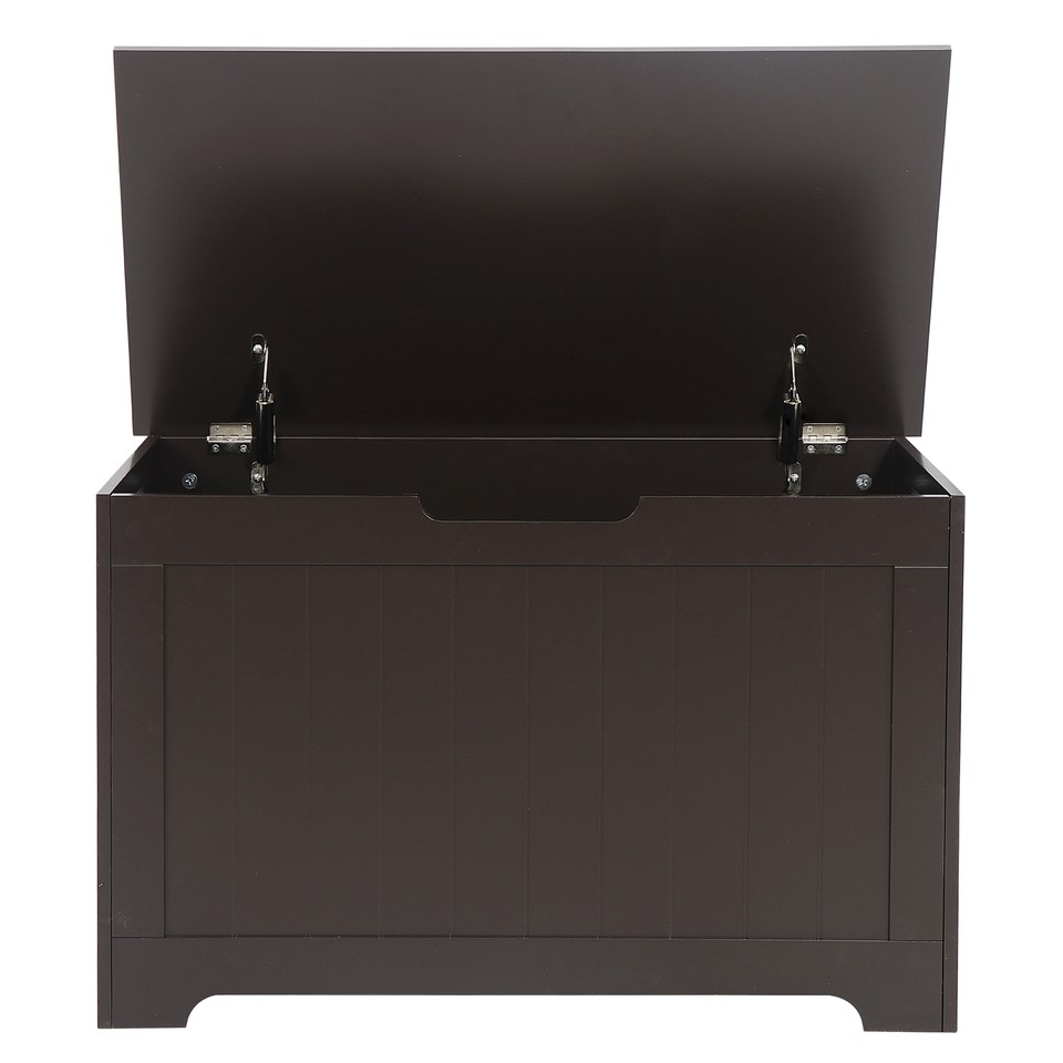 Lift Top Entryway Storage Chest/Bench with 2 Safety Hinge, P2 MDF Toy ...