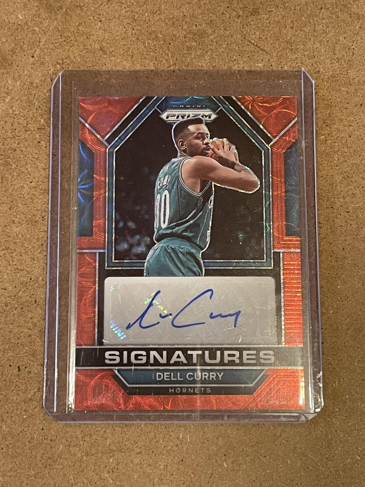 2022-23 Panini Prizm Signatures Choice Prizm Dell Curry #SIG-DCU Auto ...