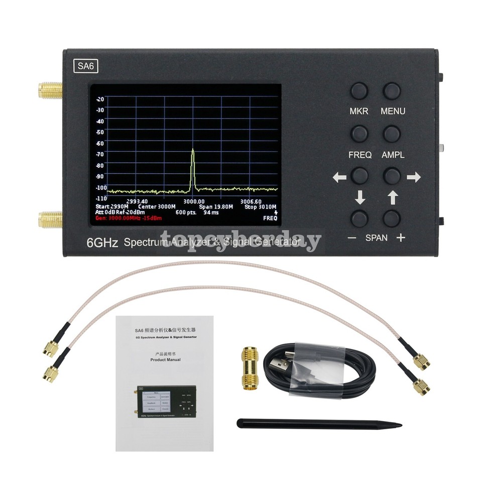 SA6 6GHz Vector Network Analyzer VNA Spectrum Analyzer & Signal ...
