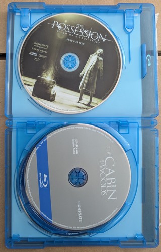 3 Blu-Ray Triple Feature Horror Set Possession, Cabin in the Woods ...