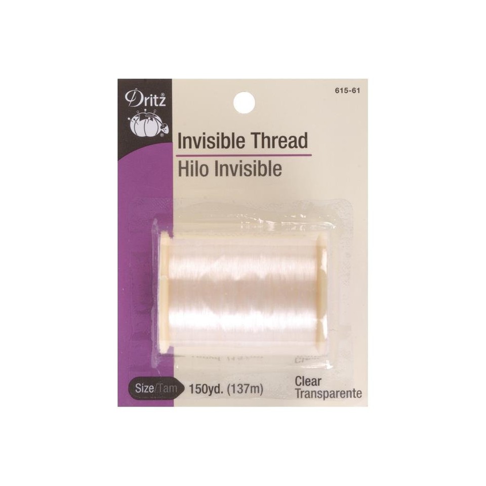 Ditz Invisible Thread 150 Yards Clear for Quilting Crafts Home ...