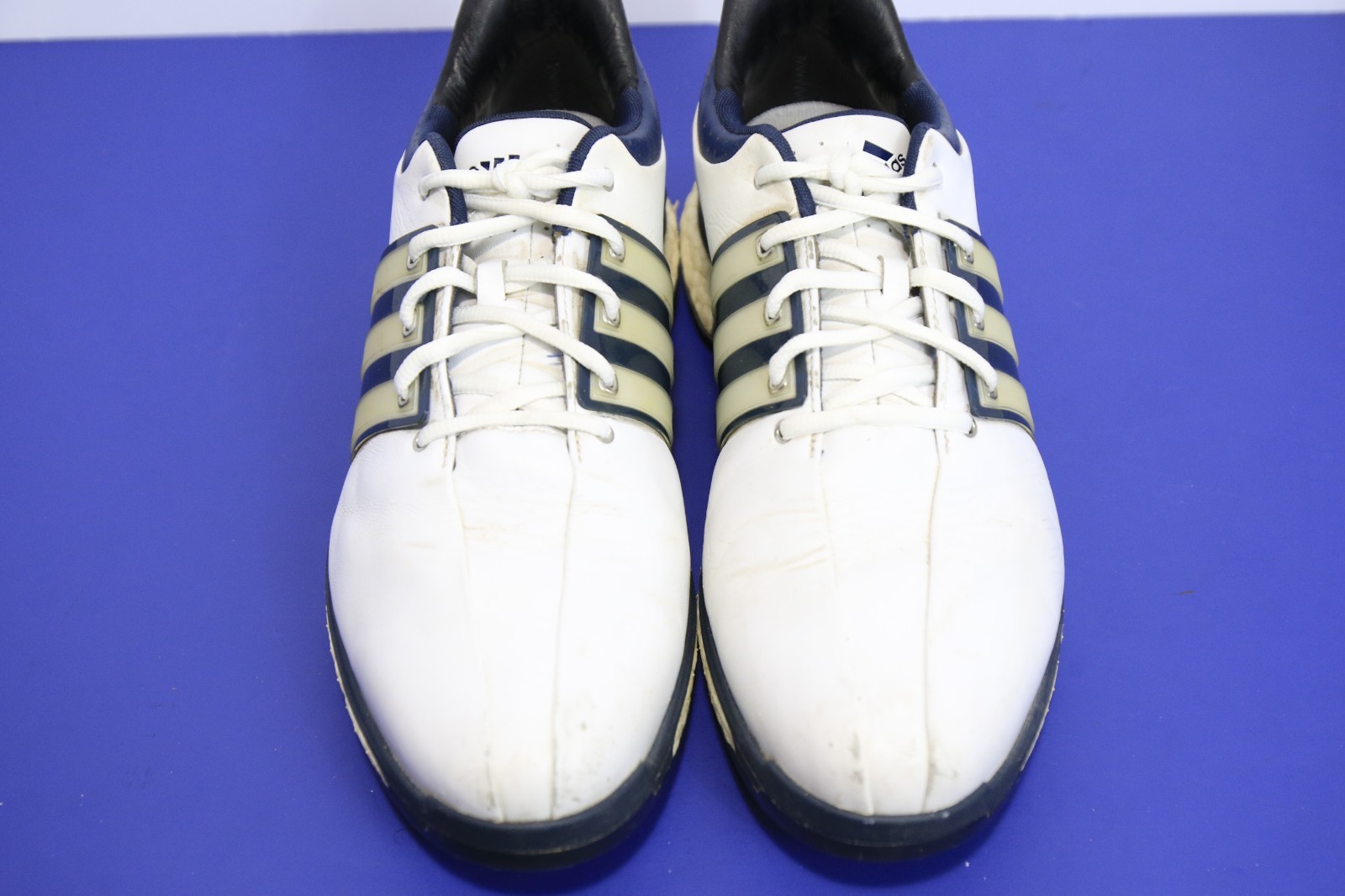 Mens ADIDAS Tour 360 White Leather Golf Boost Comfort EVN 791001 Sz US ...