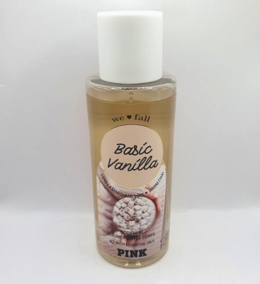VICTORIA'S SECRET PINK BASIC VANILLA BODY MIST 8.4 FL OZ | eBay
