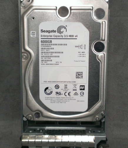 Seagate Enterprise Server Hard Drive 3.5" 6TB SAS 7.2K 12GB w/ Tray ...