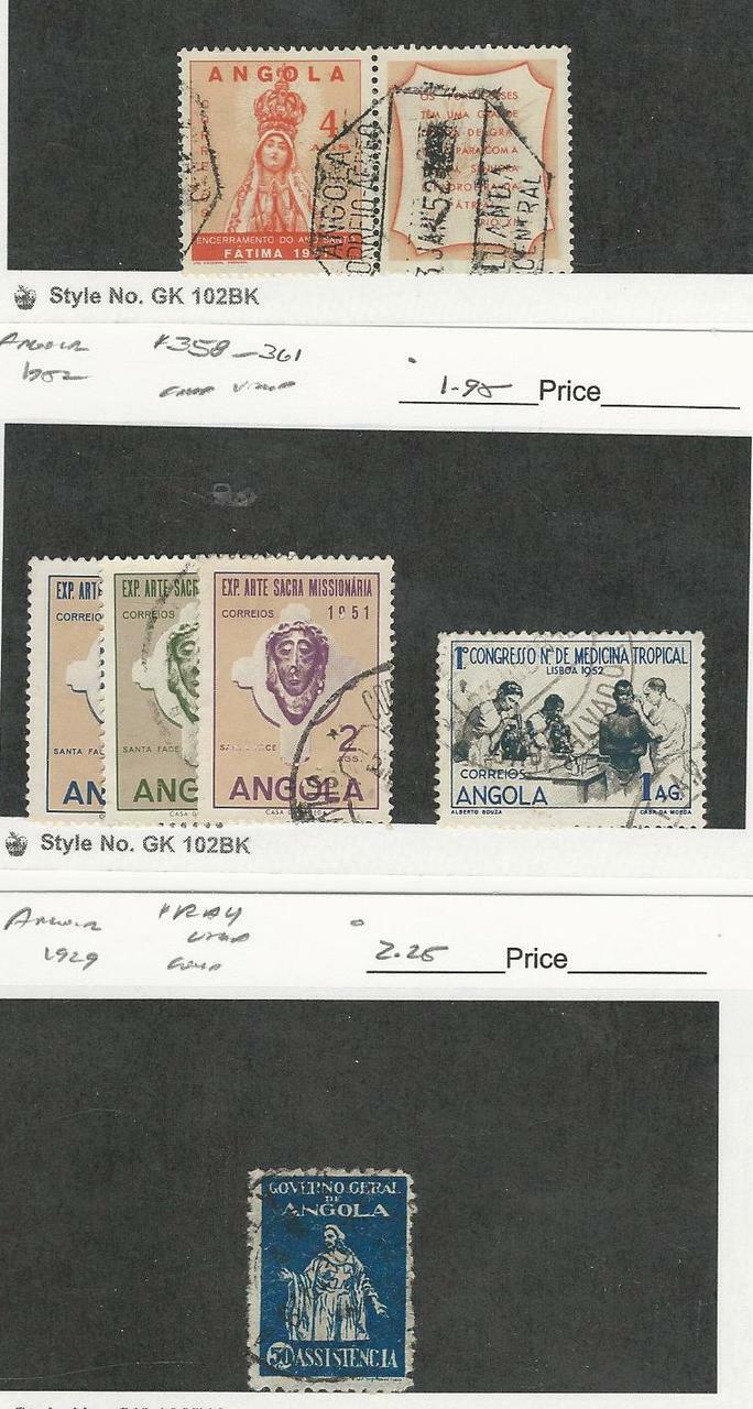 Angola, Postage Stamp, #357, 358-361, RA4 Used, 1929-52 Portugal Colony ...