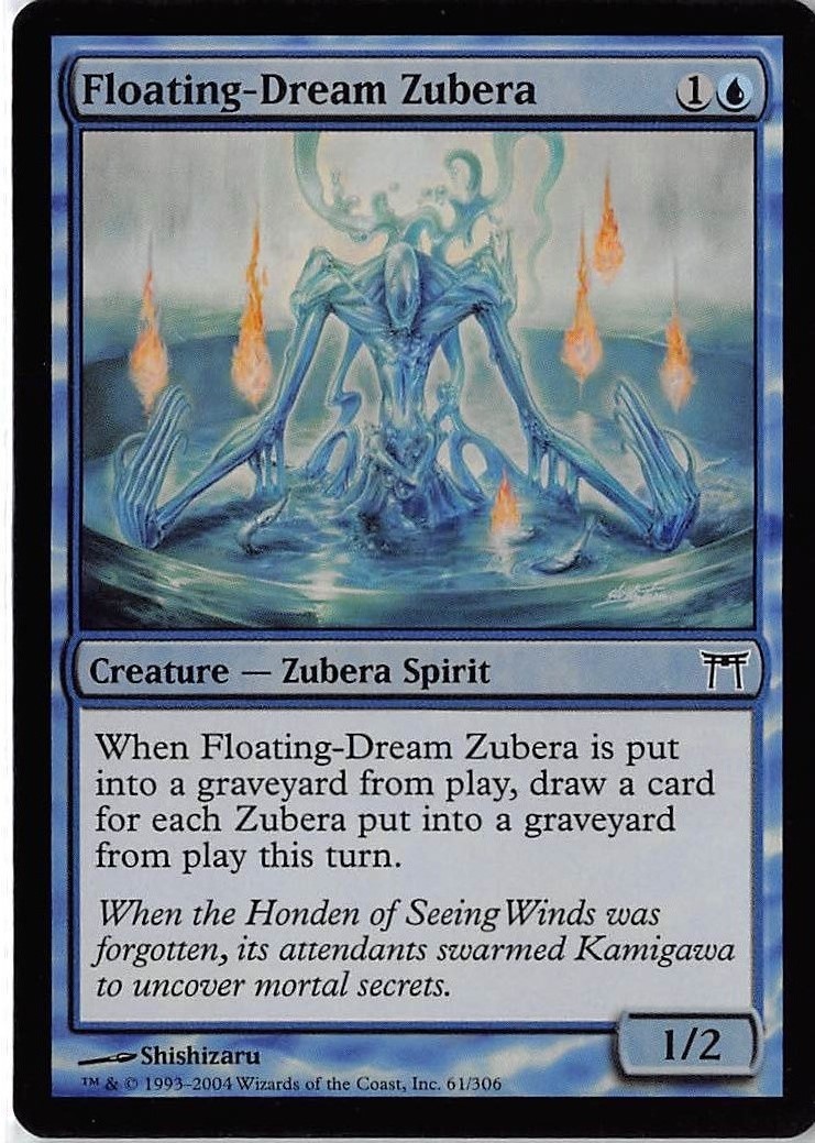 Floating-Dream Zubera *FOIL Common* Magic MtG x1 Champions of Kamigawa ...
