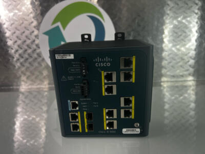 Cisco IE-3000-8TC-E, Managed L3 Fast Ethernet (10/100) Black 8 Ethernet ...
