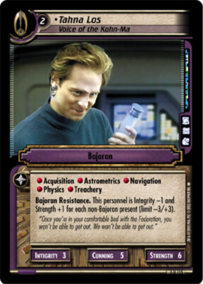 Star Trek 2E: Tahna Los, Voice of the Kohn-Ma [Ungraded] Call to Arms ...