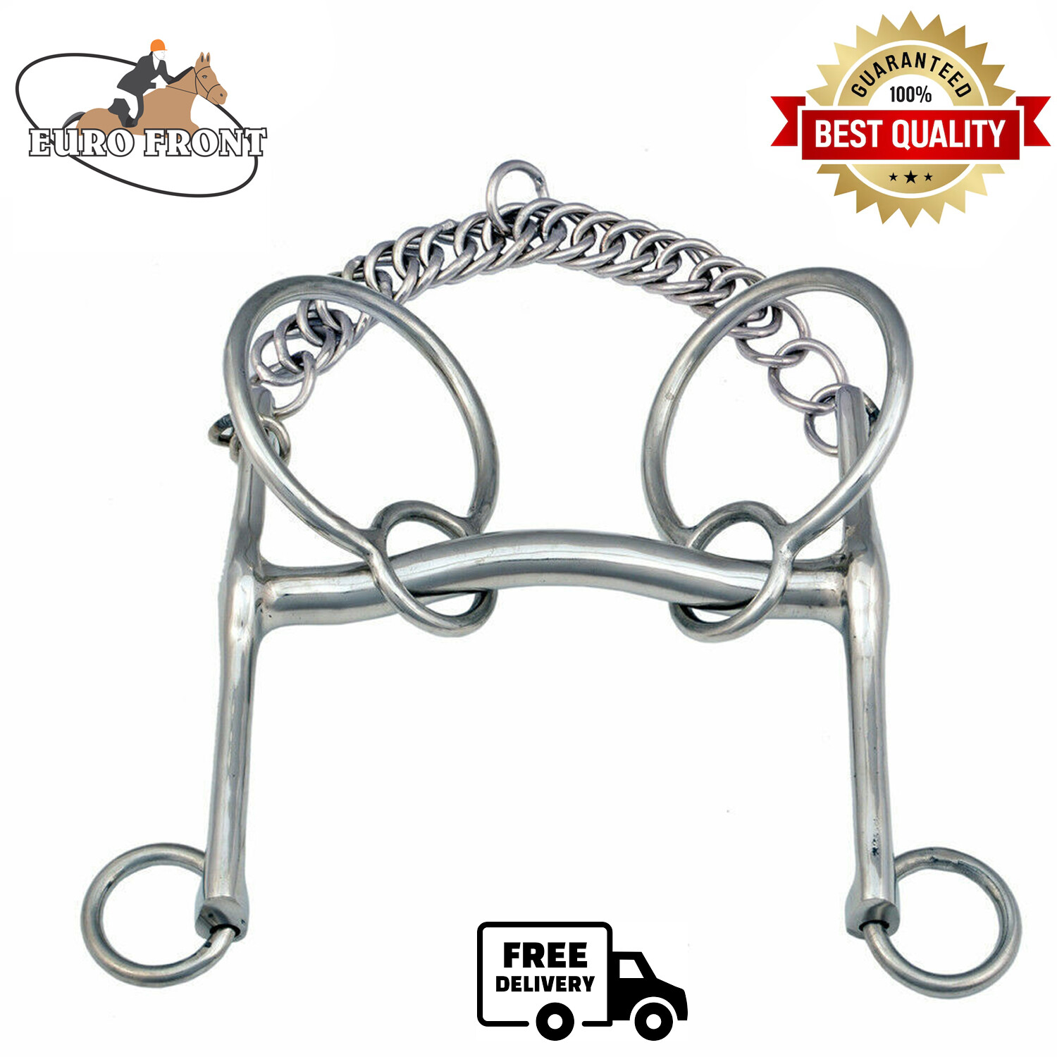 Swales Pelham Horse Bit All Sizes Equestrian Tack for Fine Control UK ...