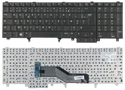 FRENCH Keyboard DELL Latitude E6540 E5520 E6520 LED FR | eBay