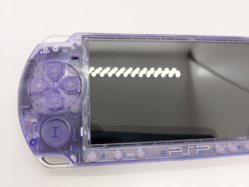 Sony PSP 2000 System w/ Charger Clear Purple color Region Free Import ...