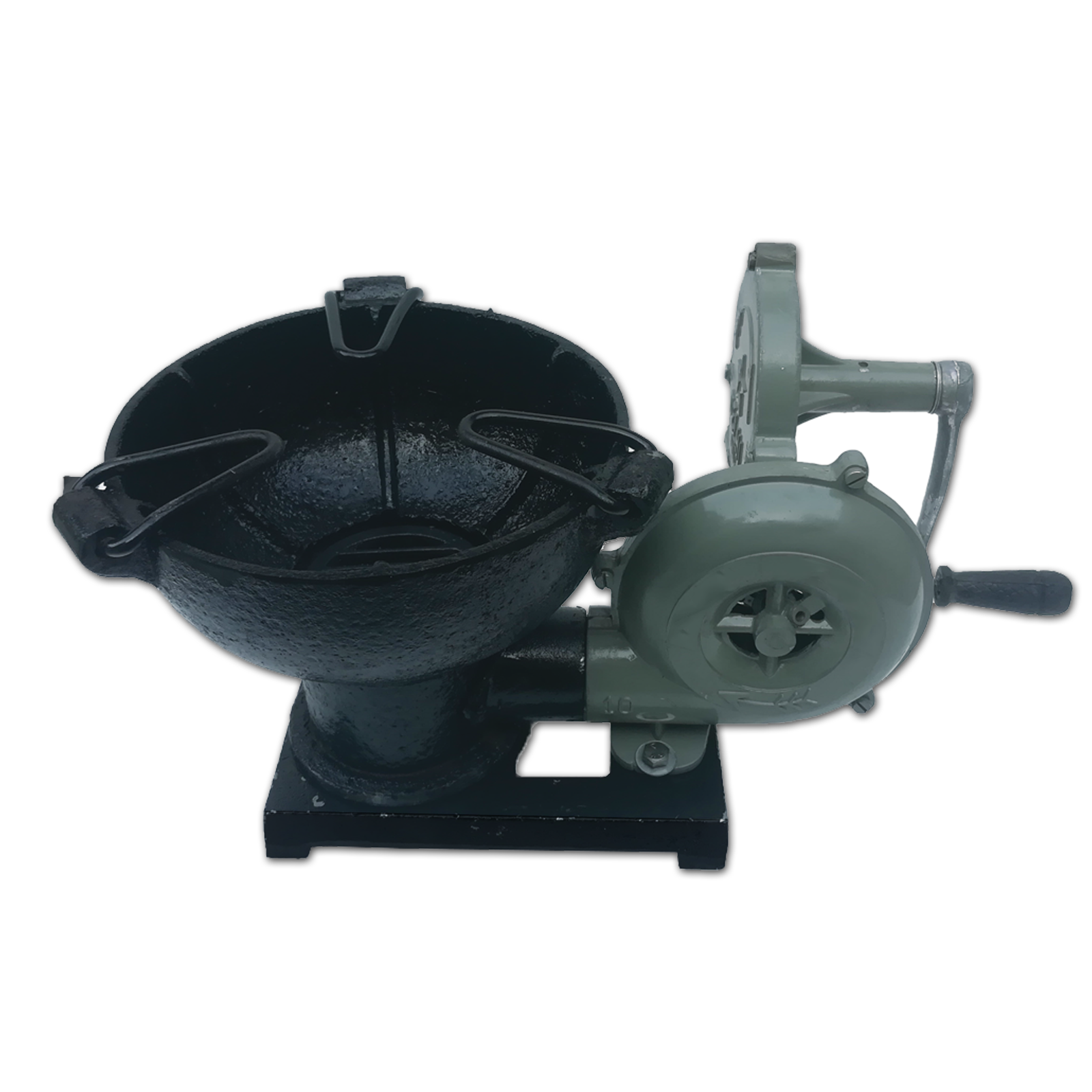 Forge Furnace With Hand Blower Pedal Type Handle Fan Blacksmith Vintage ...