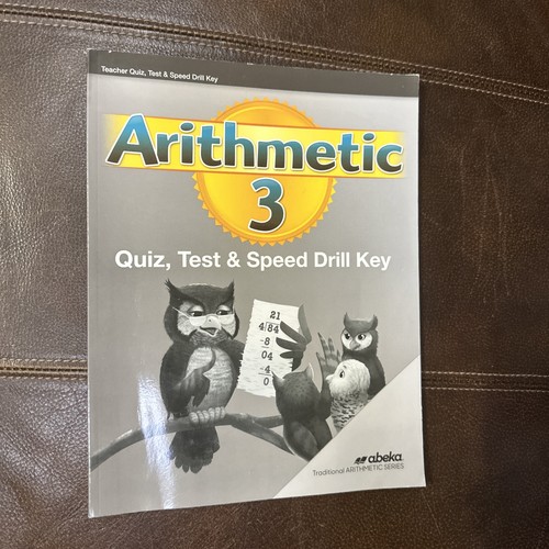 Abeka 3rd Grade Arithmetic Quiz Test Speed Drill Teacher's Key | eBay