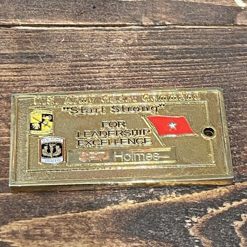 U.S.S ARMY CADET COMMAND FORT MONRO - General Dog Tag Style Challenge ...