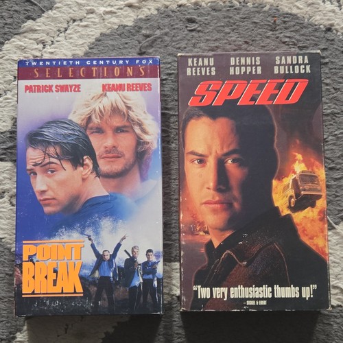 Fox VHS Lot: Point Break, Speed, Keanu Reeves, Patrick Swayze, Sandra ...
