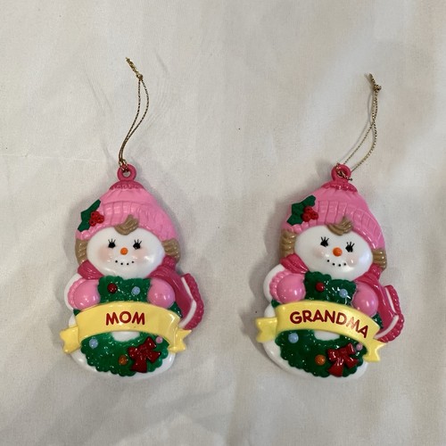 Stravina 2001 Christmas Tree Ornaments- Mom & Grandma | eBay UK